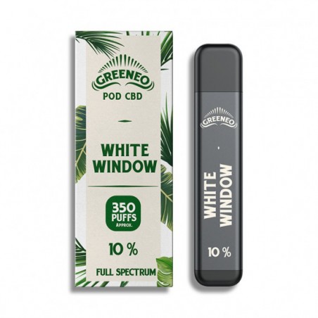 POD White Window 10% CBD | Greeneo